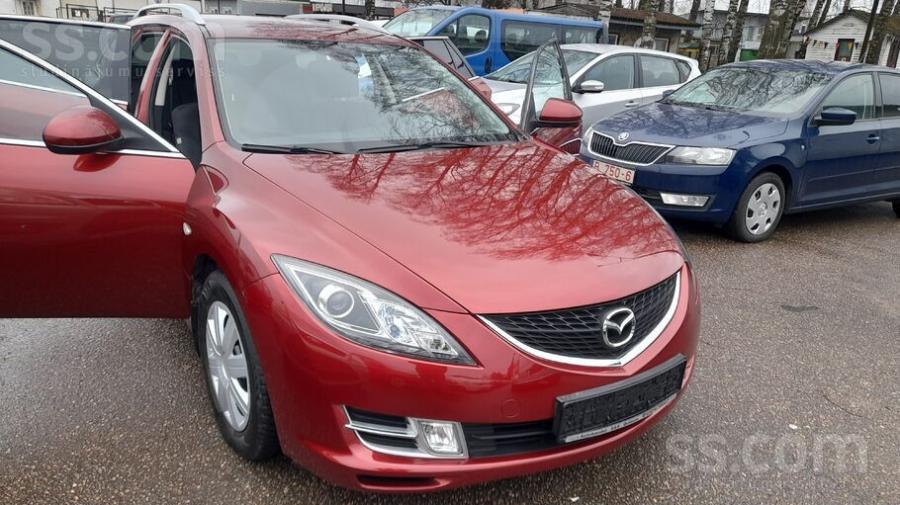 Sarkans Mazda 6 2009 Rīga, ar dzinēja tilpumu 1.80 L un nobraukumu 265 tūkst. km par 3700 €, foto 27 vietnē AUTOMOTO.COM.LV