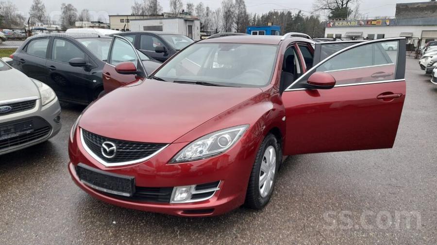 Sarkans Mazda 6 2009 Rīga, ar dzinēja tilpumu 1.80 L un nobraukumu 265 tūkst. km par 3700 €, foto 28 vietnē AUTOMOTO.COM.LV
