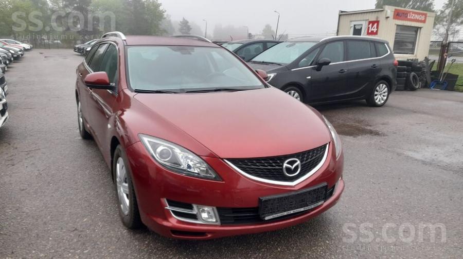 Red Mazda 6 2009 in Riga, with an engine capacity of 1.80 L and mileage of 258 thousand km for 3500 €, photo 3 on AUTOMOTO.COM.LV