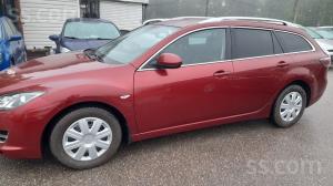 Red Mazda 6 2009 in Riga, with an engine capacity of 1.80 L and mileage of 258 thousand km for 3500 €, photo 5 on AUTOMOTO.COM.LV