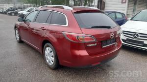 Red Mazda 6 2009 in Riga, with an engine capacity of 1.80 L and mileage of 258 thousand km for 3500 €, photo 6 on AUTOMOTO.COM.LV