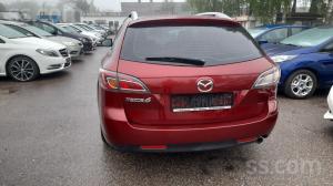 Red Mazda 6 2009 in Riga, with an engine capacity of 1.80 L and mileage of 258 thousand km for 3500 €, photo 8 on AUTOMOTO.COM.LV