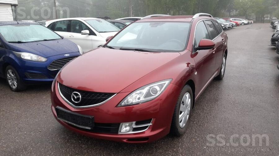 Red Mazda 6 2009 in Riga, with an engine capacity of 1.80 L and mileage of 258 thousand km for 3500 €, photo 24 on AUTOMOTO.COM.LV