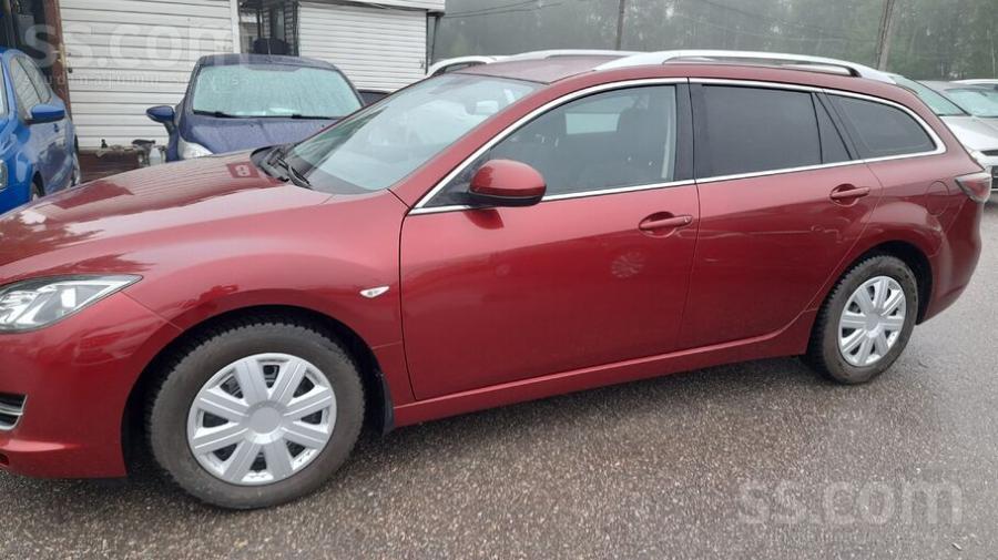 Red Mazda 6 2009 in Riga, with an engine capacity of 1.80 L and mileage of 258 thousand km for 3500 €, photo 25 on AUTOMOTO.COM.LV