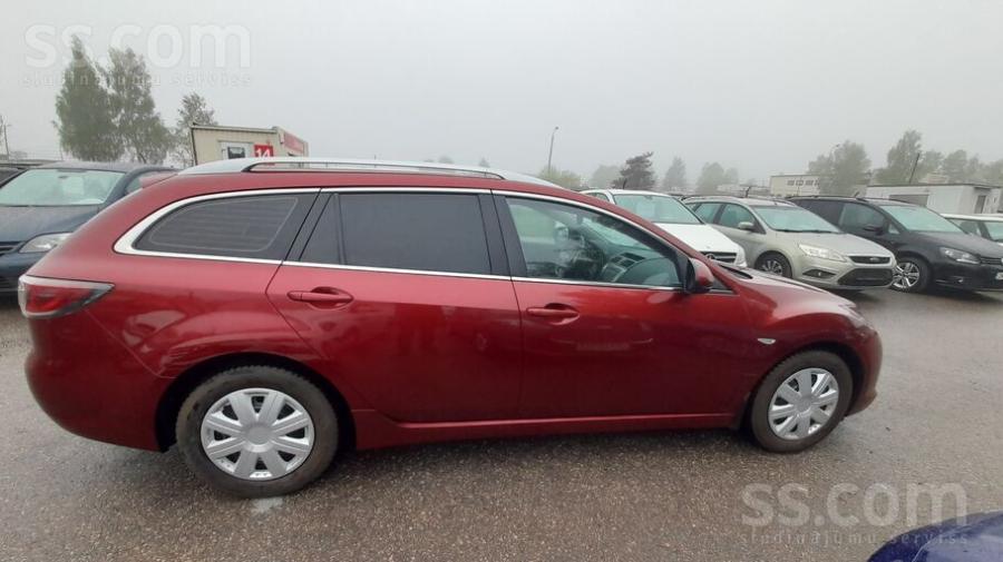 Red Mazda 6 2009 in Riga, with an engine capacity of 1.80 L and mileage of 258 thousand km for 3500 €, photo 32 on AUTOMOTO.COM.LV