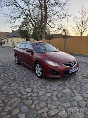 Sarkans Mazda 6 2010 Jelgava, ar dzinēja tilpumu 2.20 L un nobraukumu 250 tūkst. km par 3350 €, foto 5 vietnē AUTOMOTO.COM.LV