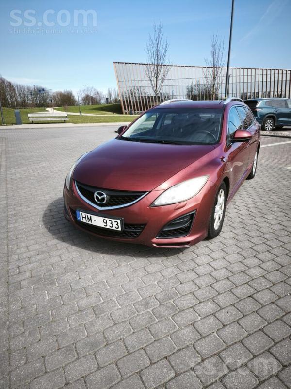Sarkans Mazda 6 2010 Ventspils, ar dzinēja tilpumu 2.20 L un nobraukumu 230 tūkst. km par 3200 €, foto 2 vietnē AUTOMOTO.COM.LV