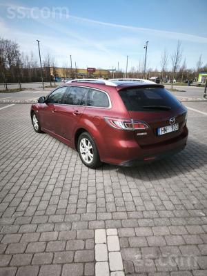 Sarkans Mazda 6 2010 Ventspils, ar dzinēja tilpumu 2.20 L un nobraukumu 230 tūkst. km par 3200 €, foto 4 vietnē AUTOMOTO.COM.LV