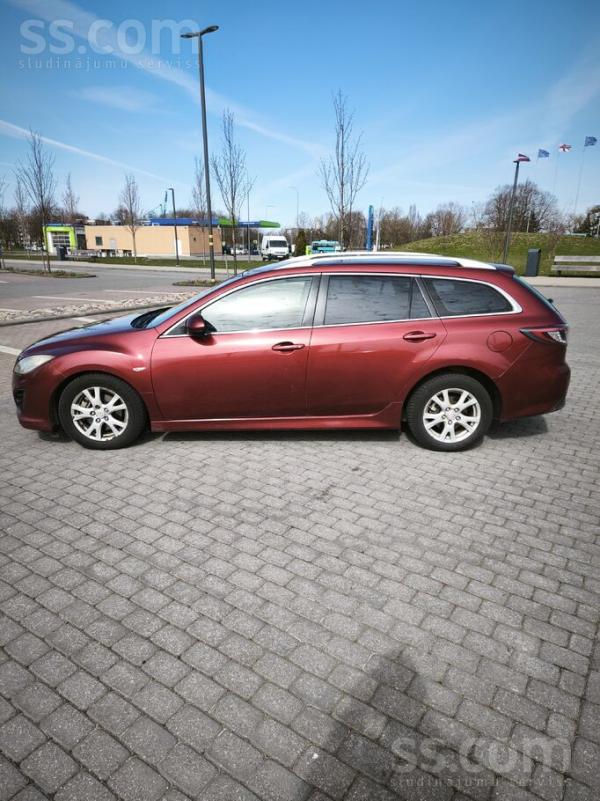 Sarkans Mazda 6 2010 Ventspils, ar dzinēja tilpumu 2.20 L un nobraukumu 230 tūkst. km par 3200 €, foto 5 vietnē AUTOMOTO.COM.LV