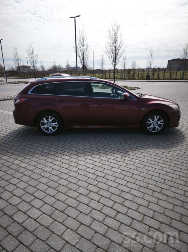Sarkans Mazda 6 2010 Ventspils, ar dzinēja tilpumu 2.20 L un nobraukumu 230 tūkst. km par 3200 €, foto 7 vietnē AUTOMOTO.COM.LV