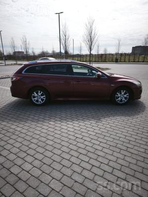 Sarkans Mazda 6 2010 Ventspils, ar dzinēja tilpumu 2.20 L un nobraukumu 230 tūkst. km par 3200 €, foto 8 vietnē AUTOMOTO.COM.LV