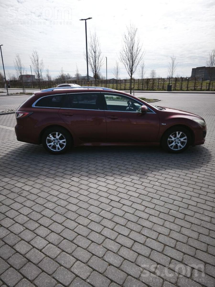 Sarkans Mazda 6 2010 Ventspils, ar dzinēja tilpumu 2.20 L un nobraukumu 230 tūkst. km par 3200 €, foto 8 vietnē AUTOMOTO.COM.LV