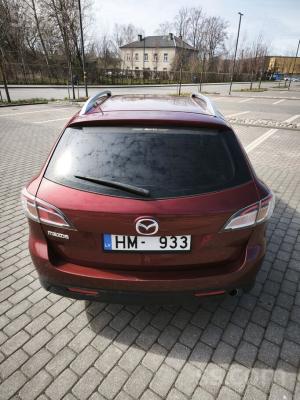 Sarkans Mazda 6 2010 Ventspils, ar dzinēja tilpumu 2.20 L un nobraukumu 230 tūkst. km par 3200 €, foto 12 vietnē AUTOMOTO.COM.LV