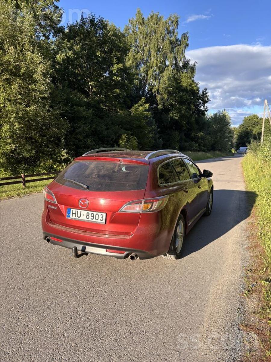 Sarkans Mazda 6 2011 Ogre, ar dzinēja tilpumu 2.00 L un nobraukumu 233 tūkst. km par 3050 €, foto 5 vietnē AUTOMOTO.COM.LV