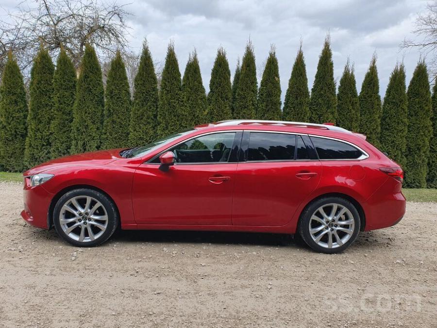 Red Mazda 6 2013 in Bauska, with an engine capacity of 2.20 L and mileage of 212 thousand km for 4950 €, photo 1 on AUTOMOTO.COM.LV