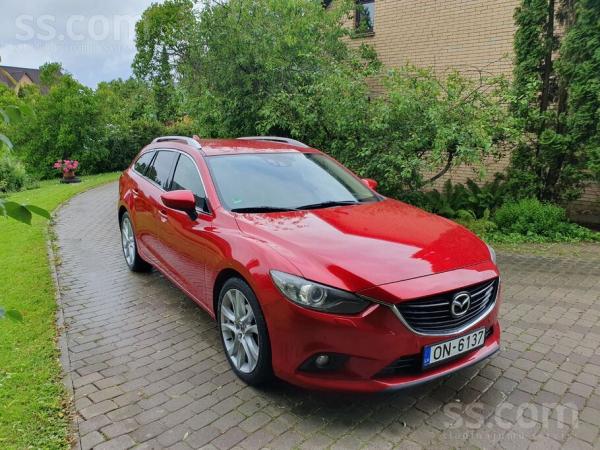 Sarkans Mazda 6 2013 Bauska, ar dzinēja tilpumu 2.20 L un nobraukumu 212 tūkst. km par 4950 €, foto 6 vietnē AUTOMOTO.COM.LV