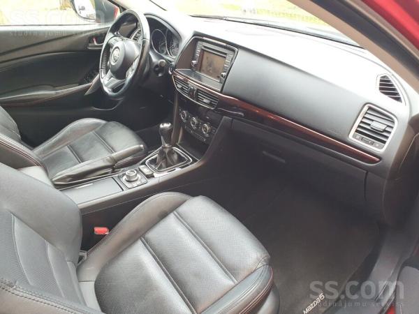 Sarkans Mazda 6 2013 Bauska, ar dzinēja tilpumu 2.20 L un nobraukumu 212 tūkst. km par 4950 €, foto 10 vietnē AUTOMOTO.COM.LV