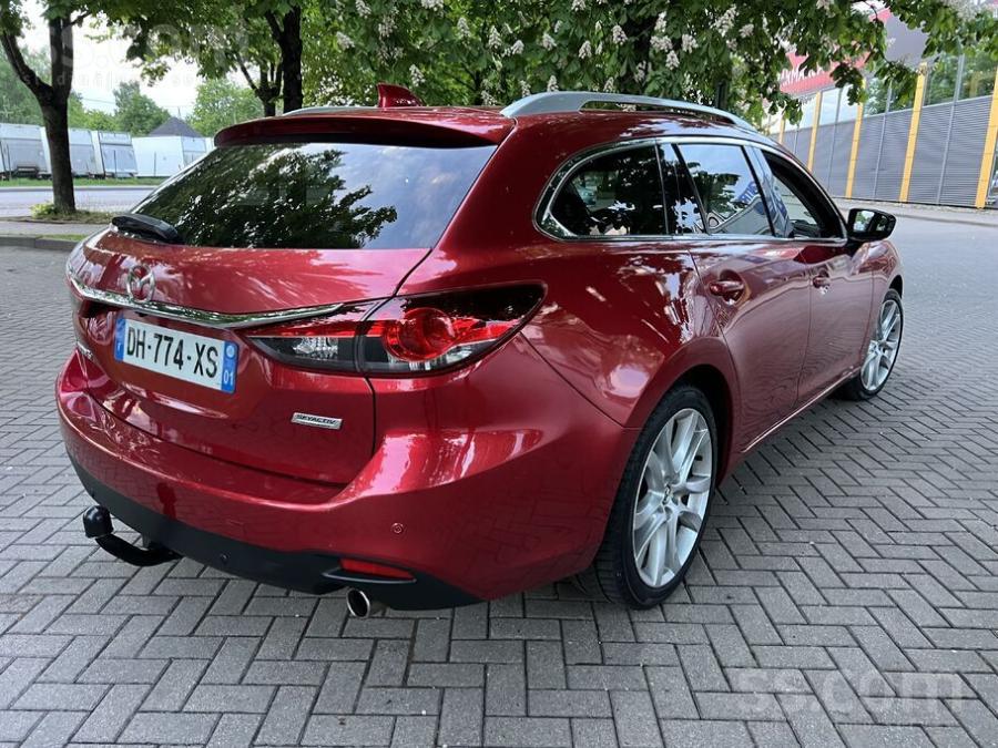Sarkans Mazda 6 2013 Rīga, ar dzinēja tilpumu 2.20 L un nobraukumu 0 tūkst. km par 6300 €, foto 3 vietnē AUTOMOTO.COM.LV