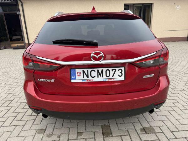 Sarkans Mazda 6 2013 Tauragė, ar dzinēja tilpumu 2.18 L un nobraukumu 186 tūkst. km par 4900 €, foto 6 vietnē AUTOMOTO.COM.LV