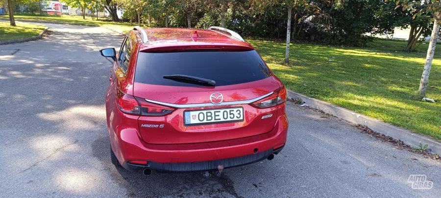 Sarkans Mazda 6 2013 Kauņa, ar dzinēja tilpumu 2.20 L un nobraukumu 255 tūkst. km par 3500 €, foto 4 vietnē AUTOMOTO.COM.LV