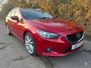 Sarkans Mazda 6 2014 Šauļi, ar dzinēja tilpumu 2.18 L un nobraukumu 200 tūkst. km par 2898 €, foto  vietnē AUTOMOTO.COM.LV