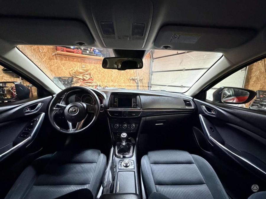 Sarkans Mazda 6 2014 Utena, ar dzinēja tilpumu 2.18 L un nobraukumu 267 tūkst. km par 5990 €, foto 12 vietnē AUTOMOTO.COM.LV