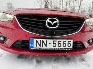 Sarkans Mazda 6 2014 Rīga, ar dzinēja tilpumu 2.20 L un nobraukumu 201 tūkst. km par 5500 €, foto  vietnē AUTOMOTO.COM.LV
