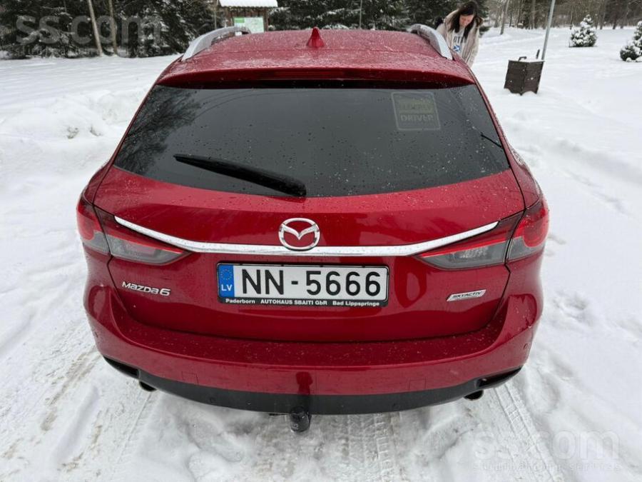 Sarkans Mazda 6 2014 Rīga, ar dzinēja tilpumu 2.20 L un nobraukumu 201 tūkst. km par 5500 €, foto 10 vietnē AUTOMOTO.COM.LV