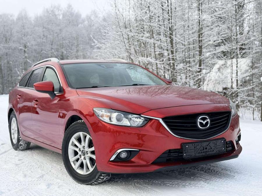 Sarkans Mazda 6 2014 Utena, ar dzinēja tilpumu 2.18 L un nobraukumu 267 tūkst. km par 5890 €, foto 1 vietnē AUTOMOTO.COM.LV