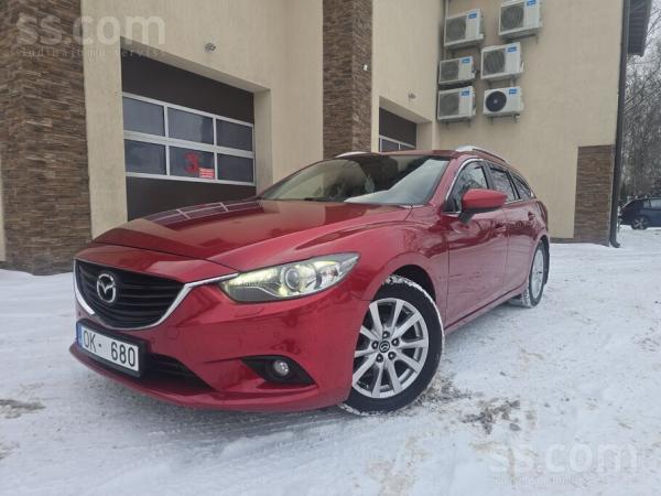 Red Mazda 6 2014 in Riga, with an engine capacity of 2.20 L and mileage of 0 thousand km for 5990 €, photo 1 on AUTOMOTO.COM.LV