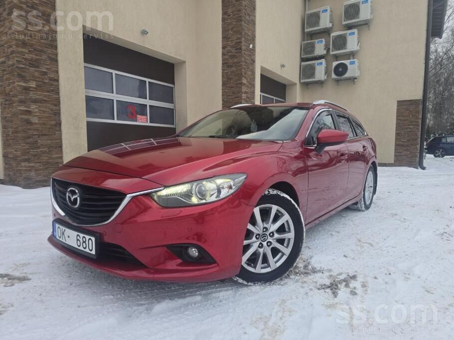 Sarkans Mazda 6 2014 Rīga, ar dzinēja tilpumu 2.20 L un nobraukumu 0 tūkst. km par 5990 €, foto 1 vietnē AUTOMOTO.COM.LV