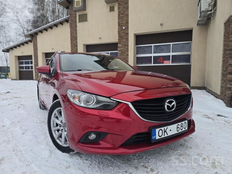 Sarkans Mazda 6 2014 Rīga, ar dzinēja tilpumu 2.20 L un nobraukumu 0 tūkst. km par 5990 €, foto 2 vietnē AUTOMOTO.COM.LV