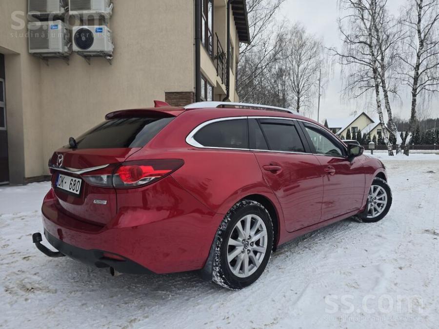 Sarkans Mazda 6 2014 Rīga, ar dzinēja tilpumu 2.20 L un nobraukumu 0 tūkst. km par 5990 €, foto 3 vietnē AUTOMOTO.COM.LV