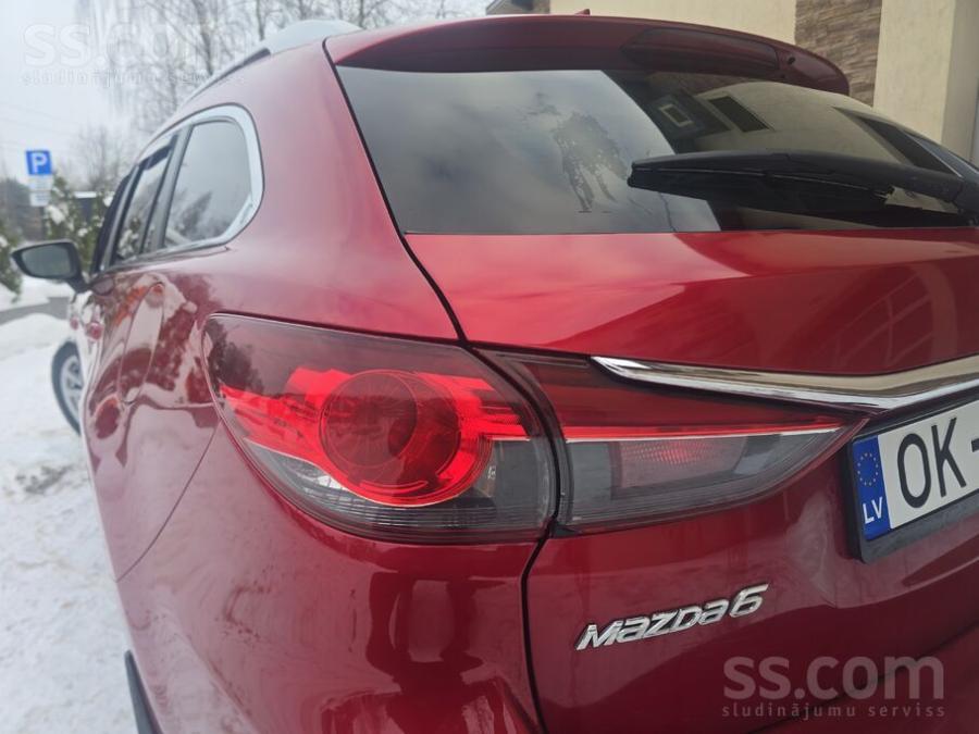 Sarkans Mazda 6 2014 Rīga, ar dzinēja tilpumu 2.20 L un nobraukumu 0 tūkst. km par 5990 €, foto 6 vietnē AUTOMOTO.COM.LV