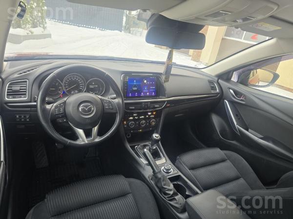 Red Mazda 6 2014 in Riga, with an engine capacity of 2.20 L and mileage of 0 thousand km for 5990 €, photo 9 on AUTOMOTO.COM.LV