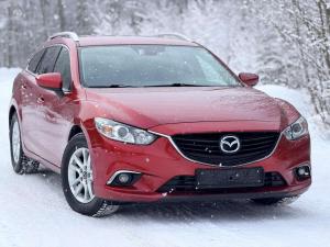 Red Mazda 6 2014 in Utena, with an engine capacity of 2.18 L and mileage of 267 thousand km for 5510 €, photo  on AUTOMOTO.COM.LV