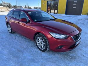 Sarkans Mazda 6 2014 Tauragė, ar dzinēja tilpumu 2.20 L un nobraukumu 224 tūkst. km par 4500 €, foto  vietnē AUTOMOTO.COM.LV