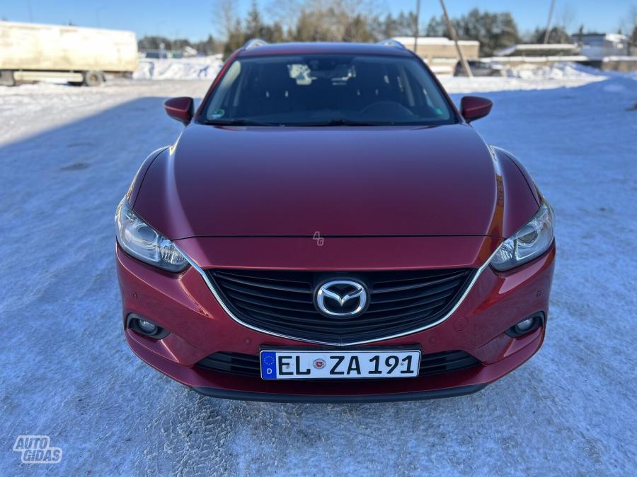 Sarkans Mazda 6 2014 Tauragė, ar dzinēja tilpumu 2.20 L un nobraukumu 224 tūkst. km par 4500 €, foto 2 vietnē AUTOMOTO.COM.LV