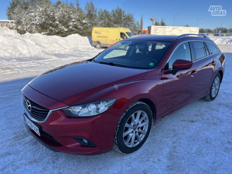 Sarkans Mazda 6 2014 Tauragė, ar dzinēja tilpumu 2.20 L un nobraukumu 224 tūkst. km par 4500 €, foto 3 vietnē AUTOMOTO.COM.LV
