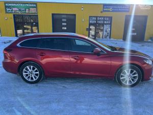 Sarkans Mazda 6 2014 Tauragė, ar dzinēja tilpumu 2.20 L un nobraukumu 224 tūkst. km par 4500 €, foto 4 vietnē AUTOMOTO.COM.LV