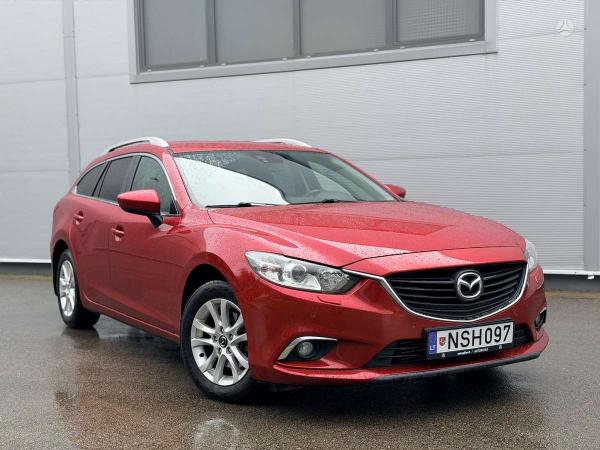 Red Mazda 6 2014 in Utena, with an engine capacity of 2.18 L and mileage of 277 thousand km for 5490 €, photo 1 on AUTOMOTO.COM.LV