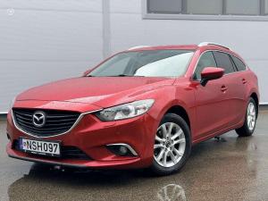 Red Mazda 6 2014 in Utena, with an engine capacity of 2.18 L and mileage of 277 thousand km for 5490 €, photo 3 on AUTOMOTO.COM.LV