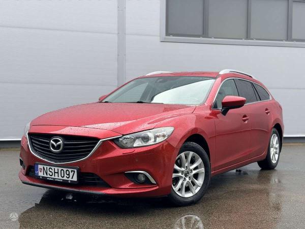 Red Mazda 6 2014 in Utena, with an engine capacity of 2.18 L and mileage of 277 thousand km for 5490 €, photo 3 on AUTOMOTO.COM.LV