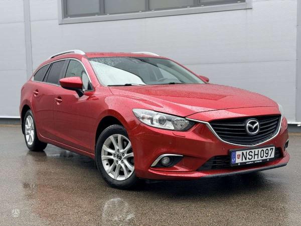 Red Mazda 6 2014 in Utena, with an engine capacity of 2.18 L and mileage of 277 thousand km for 5490 €, photo 4 on AUTOMOTO.COM.LV