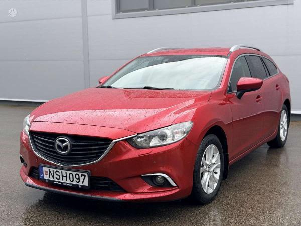 Red Mazda 6 2014 in Utena, with an engine capacity of 2.18 L and mileage of 277 thousand km for 5490 €, photo 6 on AUTOMOTO.COM.LV