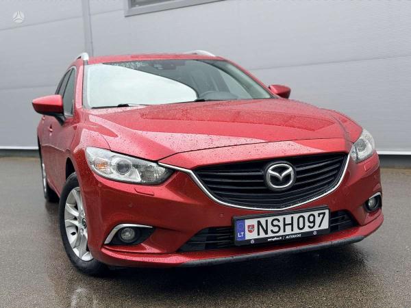 Red Mazda 6 2014 in Utena, with an engine capacity of 2.18 L and mileage of 277 thousand km for 5490 €, photo 9 on AUTOMOTO.COM.LV