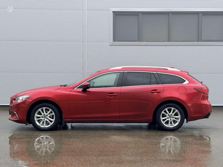 Red Mazda 6 2014 in Utena, with an engine capacity of 2.18 L and mileage of 277 thousand km for 5490 €, photo 13 on AUTOMOTO.COM.LV