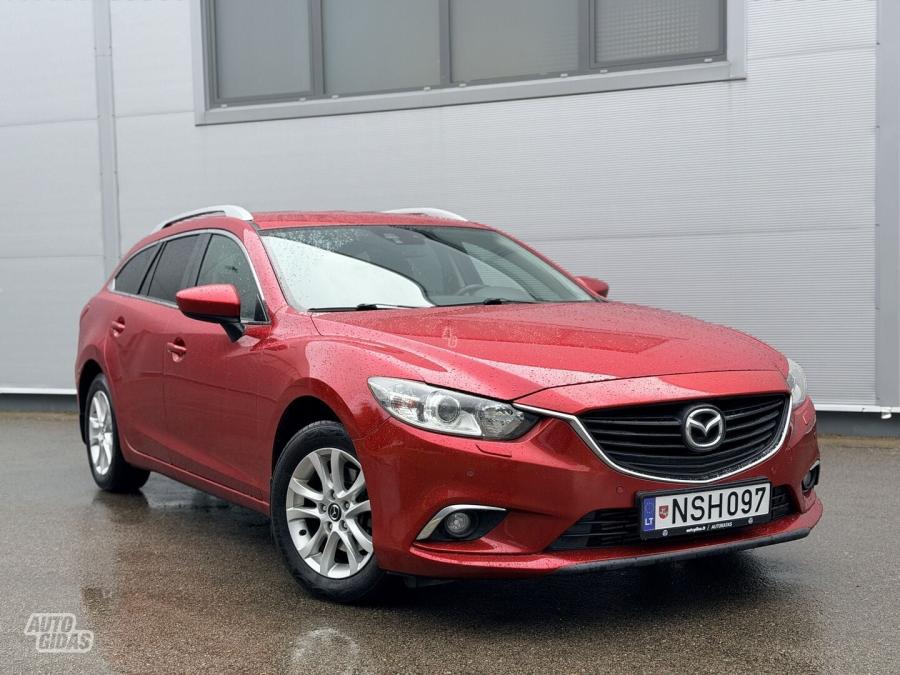 Red Mazda 6 2014 in Utena, with an engine capacity of 2.20 L and mileage of 277 thousand km for 5490 €, photo 1 on AUTOMOTO.COM.LV