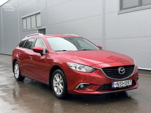 Red Mazda 6 2014 in Utena, with an engine capacity of 2.20 L and mileage of 277 thousand km for 5490 €, photo 4 on AUTOMOTO.COM.LV