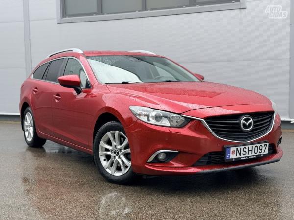 Red Mazda 6 2014 in Utena, with an engine capacity of 2.20 L and mileage of 277 thousand km for 5490 €, photo 5 on AUTOMOTO.COM.LV